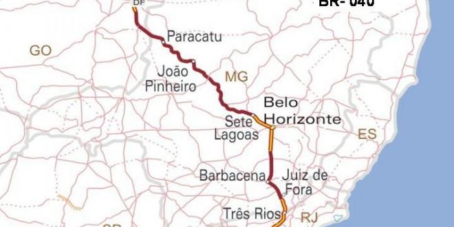 Antt Faz Leilão De Trecho Da Br 040 Entre Brasília E Juiz De Fora